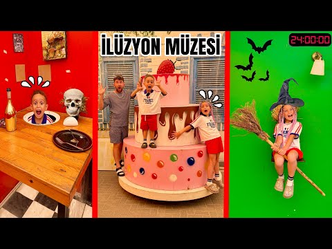 KUZEY ELİF 24 SAAT NEŞELİ KÖYE GİTTİK VLOG !! 24 SAAT İLLÜZYON VLOG !!