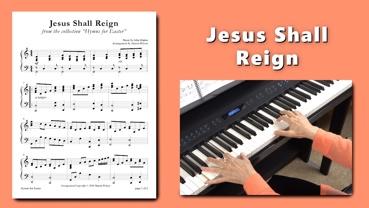 Jesus Shall Reign (PIANO SOLO with Lyrics) - YouTube