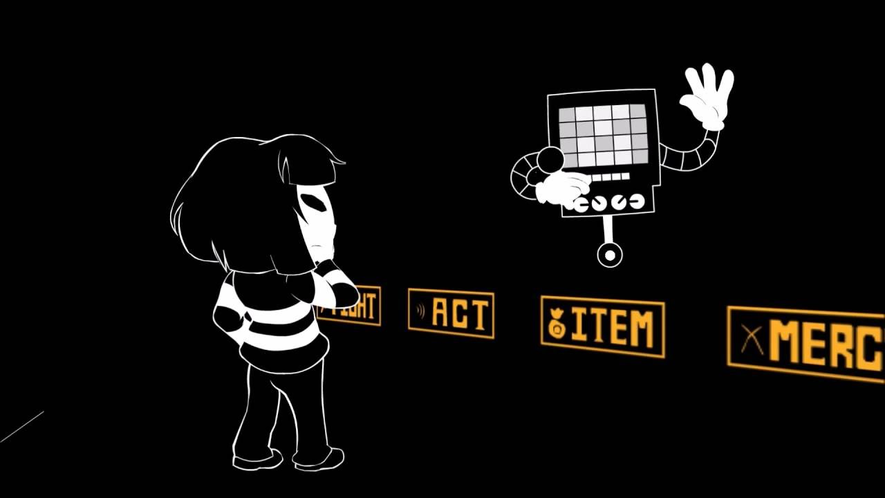 Mettaton vs Frisk - YouTube