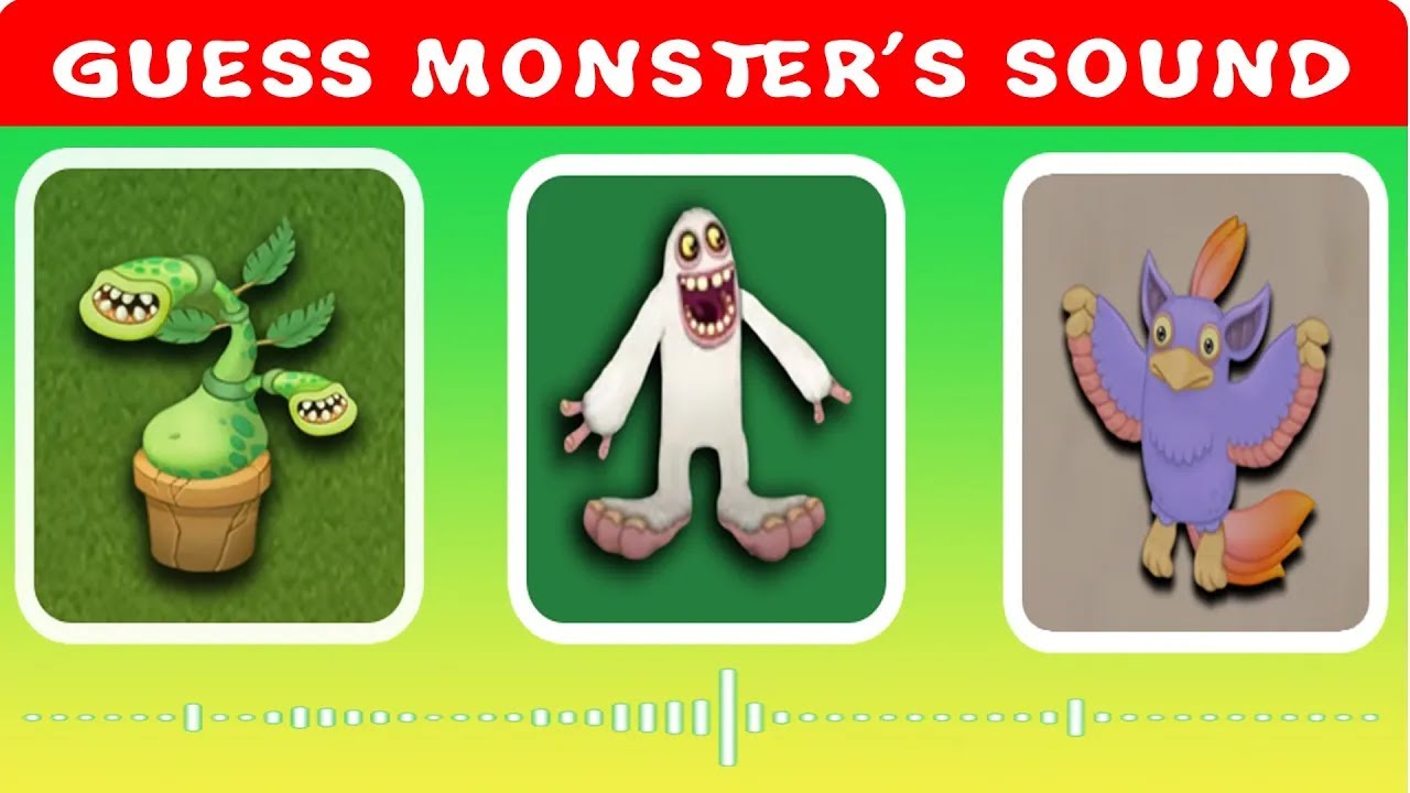 Monster Sound Quizzes My Singing Monsters - YouTube