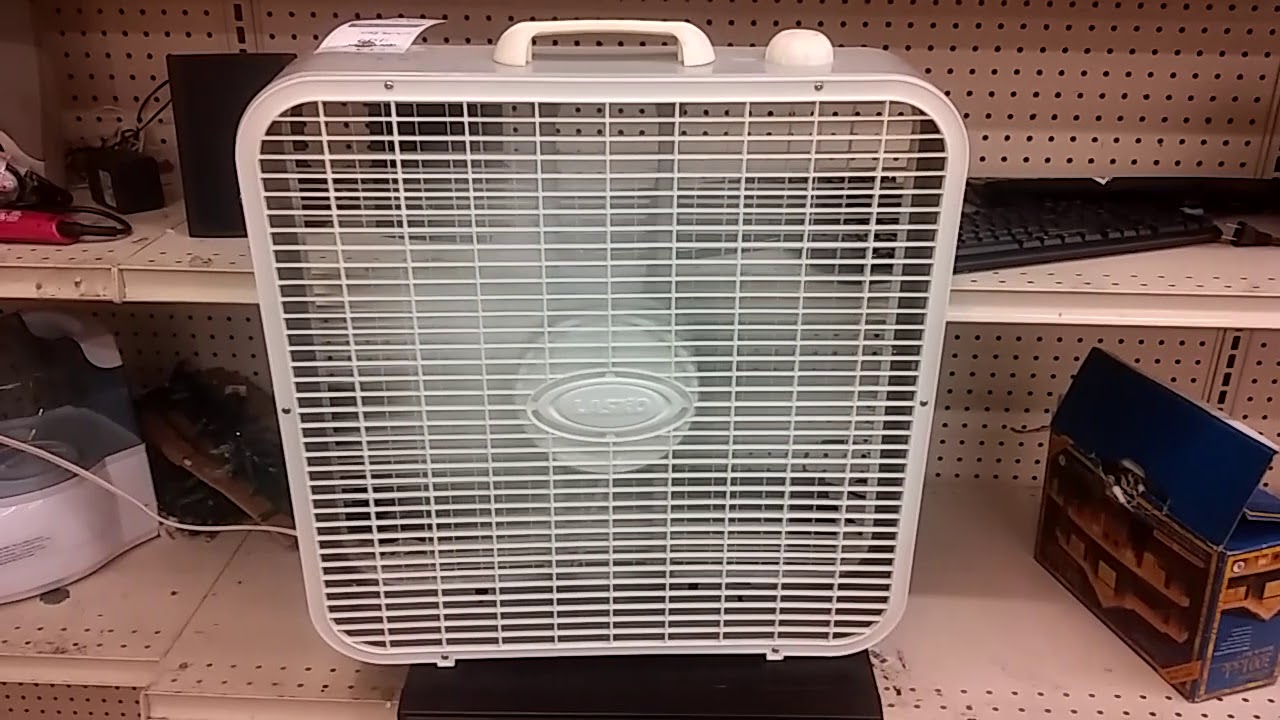 (quick video) Lasko 3733 box fan - YouTube
