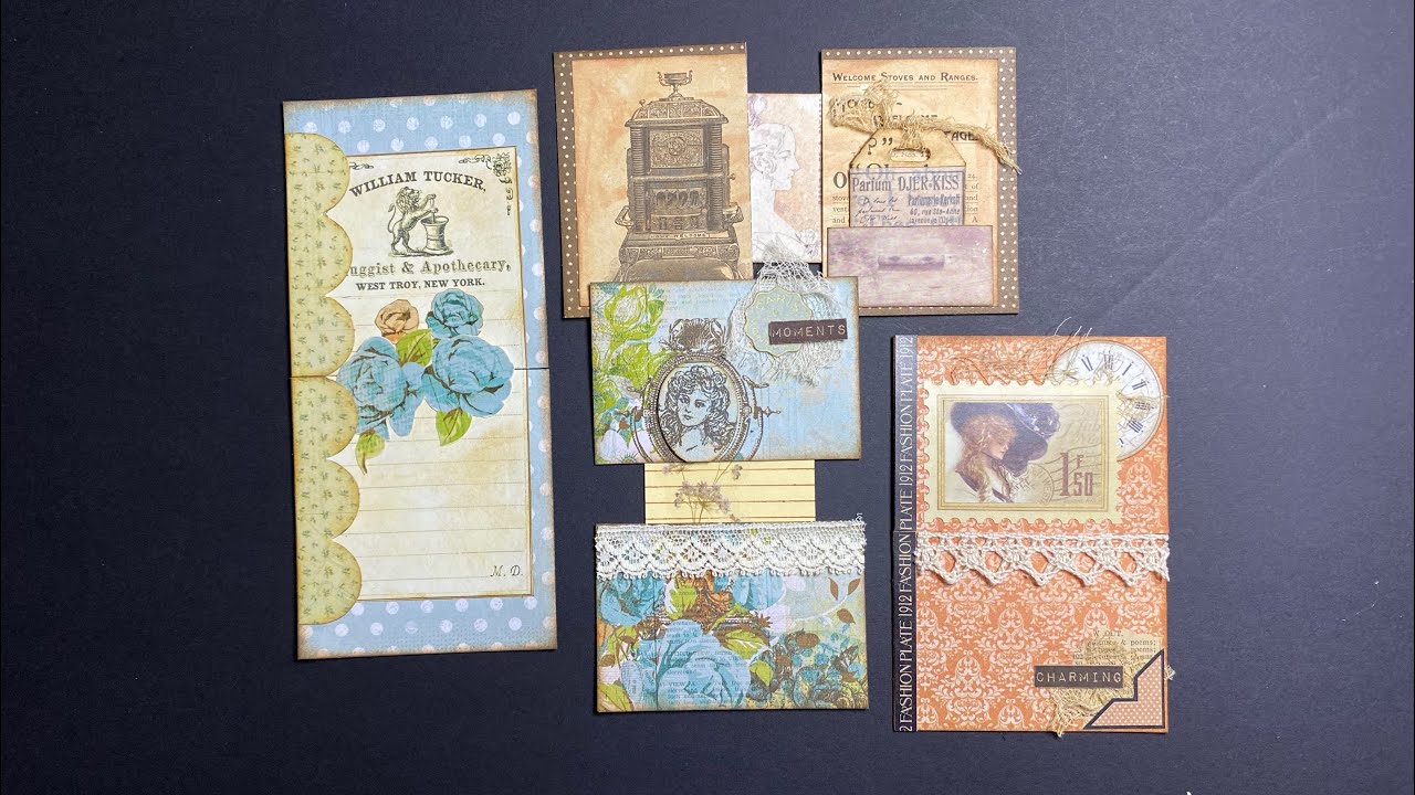 Hidden journaling tabs using 6 x 6” paper pads - YouTube