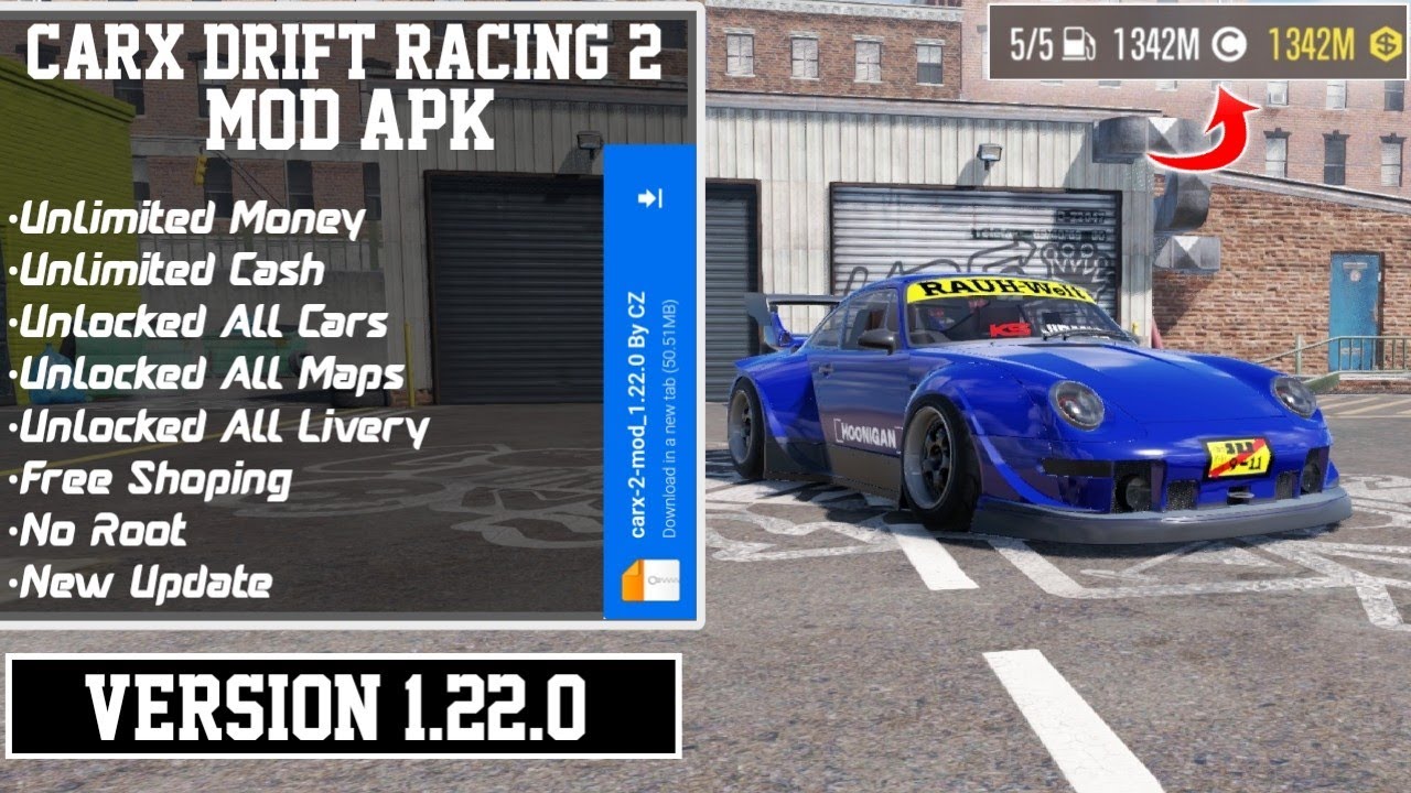 CarX Drift Racing 2 Mod Apk New 2022 V1.22.0 - Unlimited Money & Cash ...