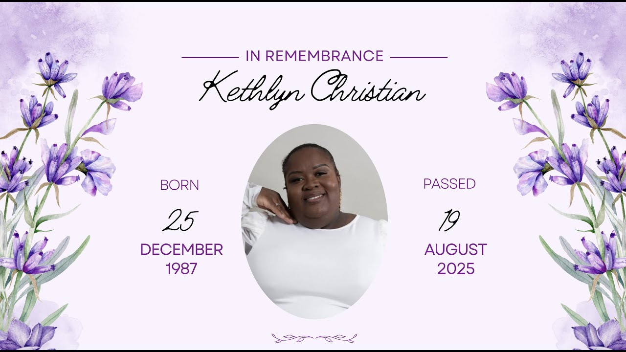 Celebrating the life of Kethlyn Christian - YouTube