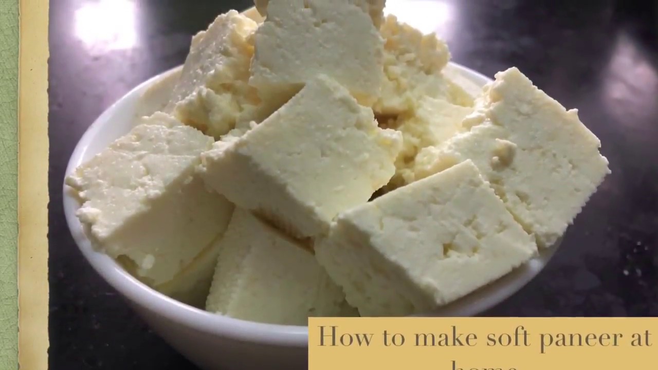 How to make soft paneer at home - YouTube