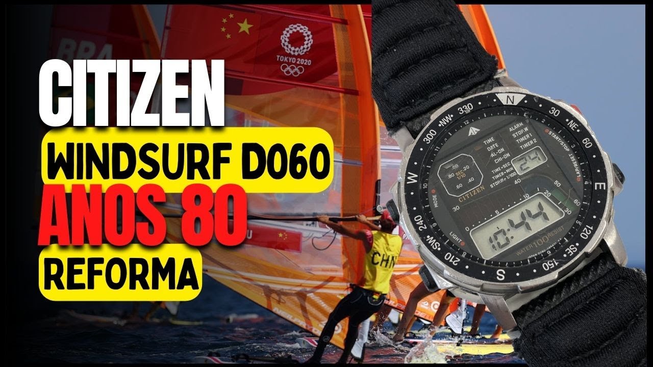 Reforma do Citizen Windsurf D060 Série Prata - Um Clássico dos Anos 80 ...