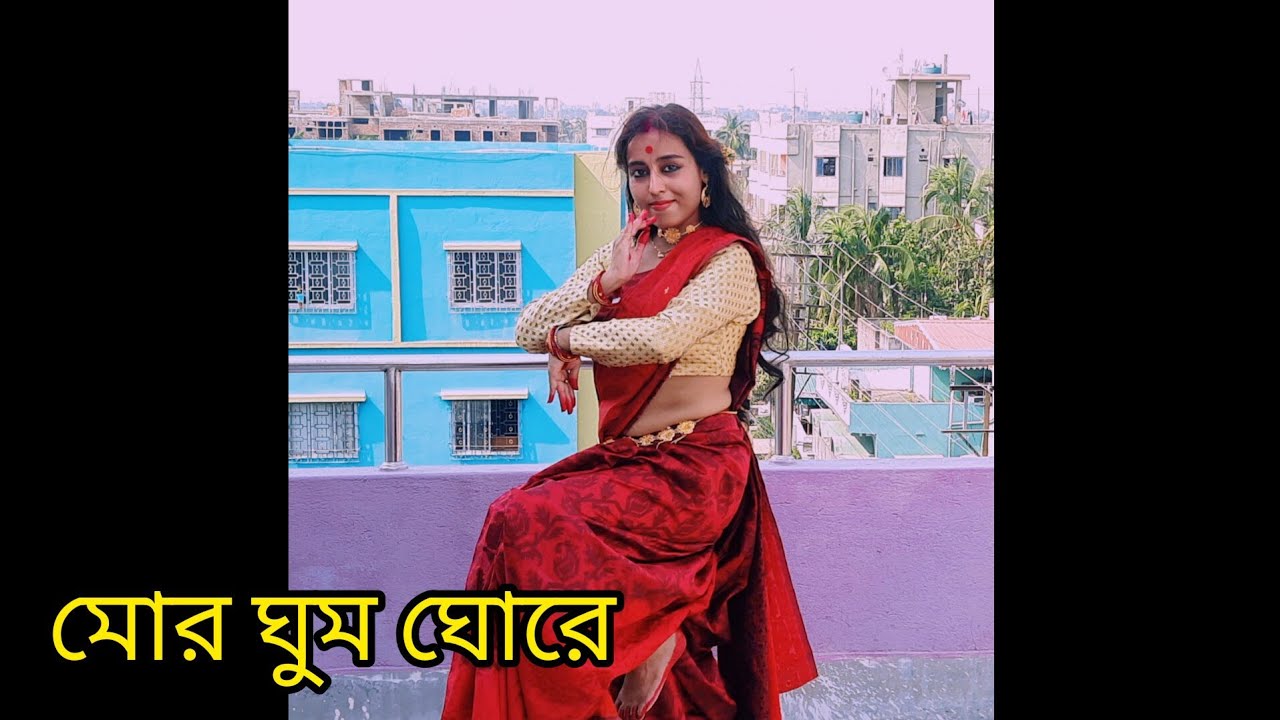 Mor ghum ghore/Nazrul geeti/Nodi/dance covered by Monisha Dey sarkar ...