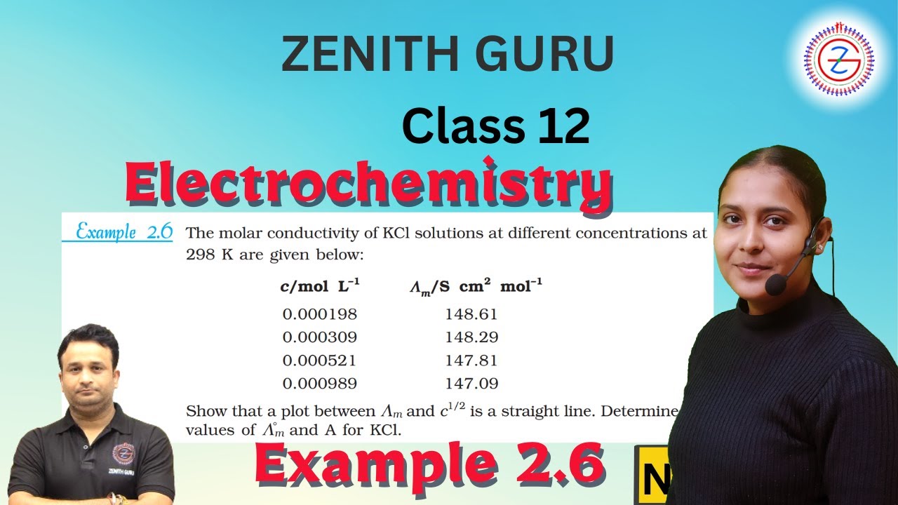 Electrochemistry | Class 12 NCERT | Chapter 2 | Example 2.6 | By Nikki Ma'am - YouTube