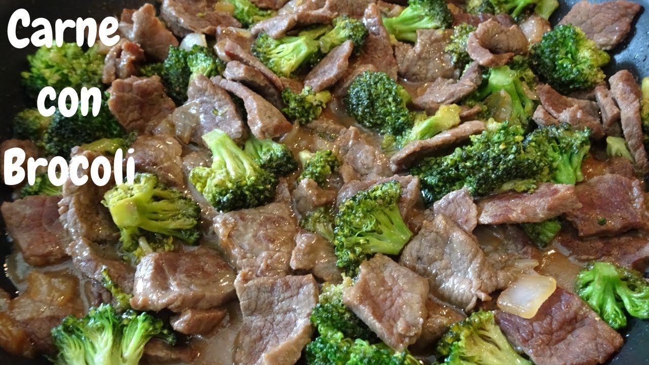 Carne con Brocoli, Deliciosa y fácil. La Recetas Deliciosas. # ...