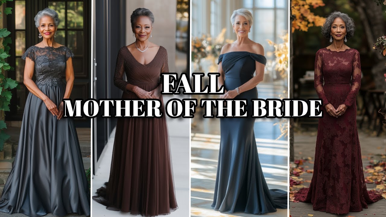 Mother of the Bride Dresses for Fall Weddings 2025 & 2026 🍂 | Elegant ...
