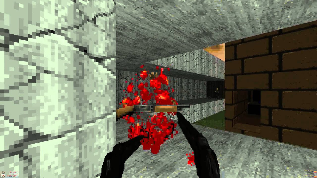 Dual Wield Model 1887 and MP5K in Doom 2 - YouTube