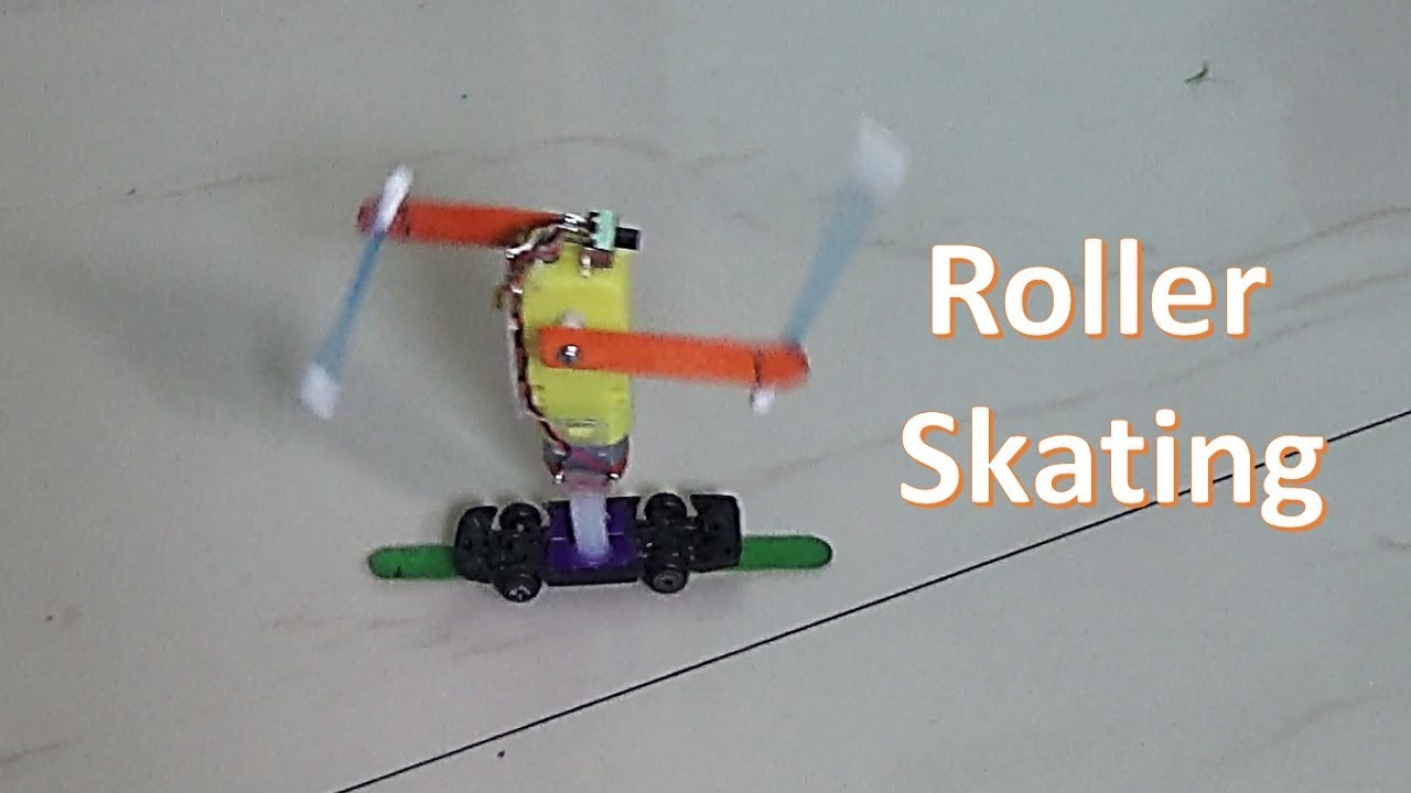 How to make a roller Skating robot - YouTube