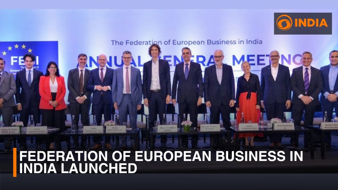 Federation of European Business in India launched | DD India - YouTube
