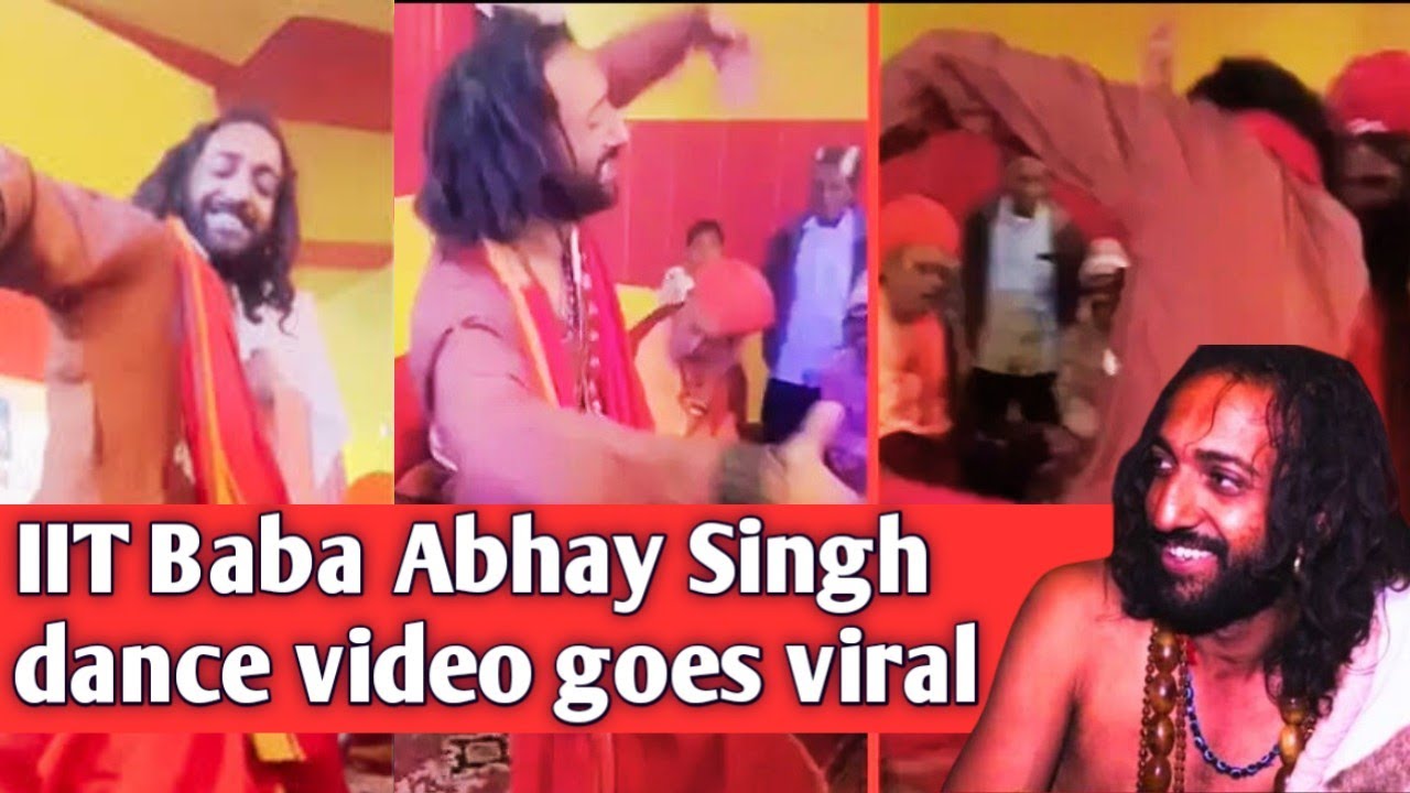 Viral बाबा Abhya Singh ने किया जबरदस्त डांस | viral dance of IIT baba | kumbh mela pryagraj ...