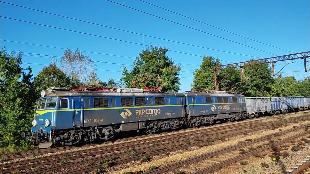 ET41-108 PKP CARGO w kierunku Bierawy 10.2023 Kędzierzyn-Koźle - YouTube