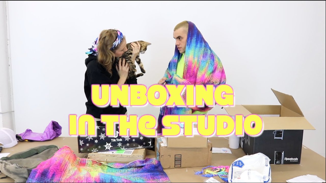 UNBOXING in the studio - YouTube