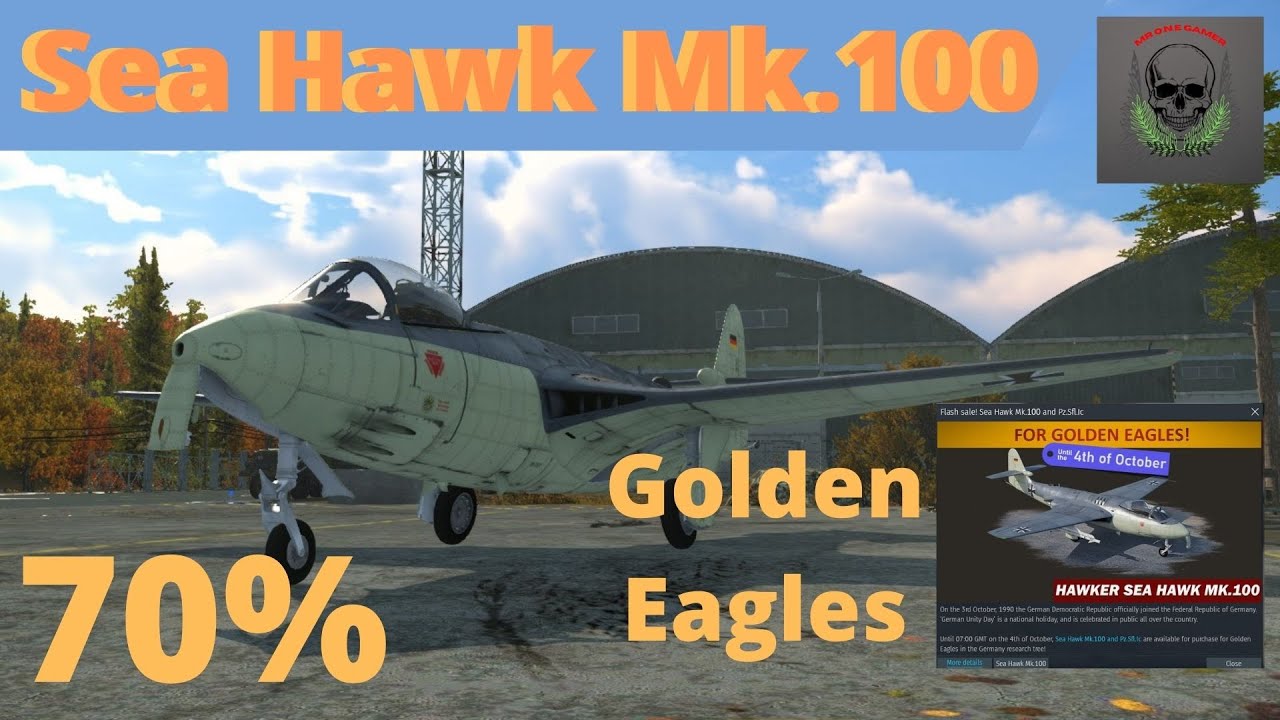 War Thunder Sea Hawk Mk.100 (Direct Hit) - YouTube
