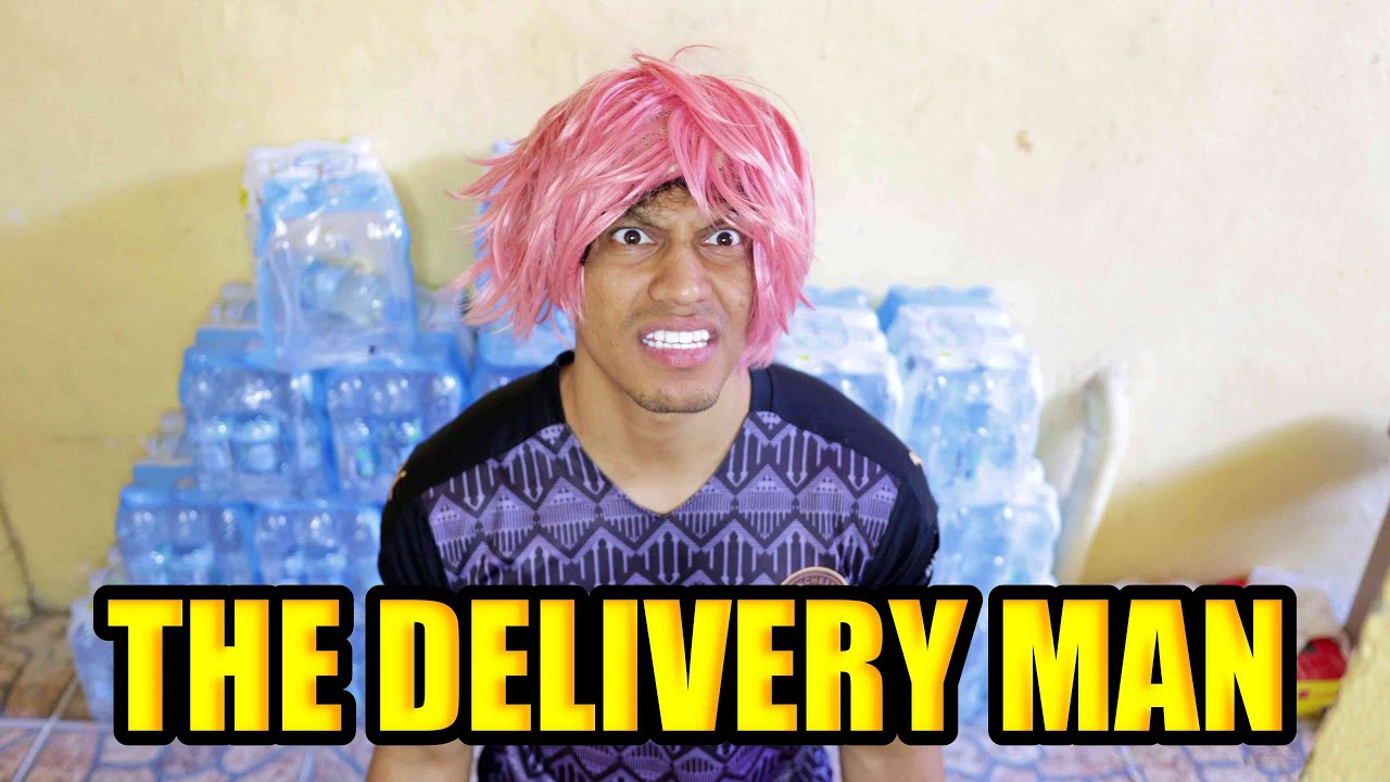 THE SCARY DELIVERY MAN !!! - YouTube