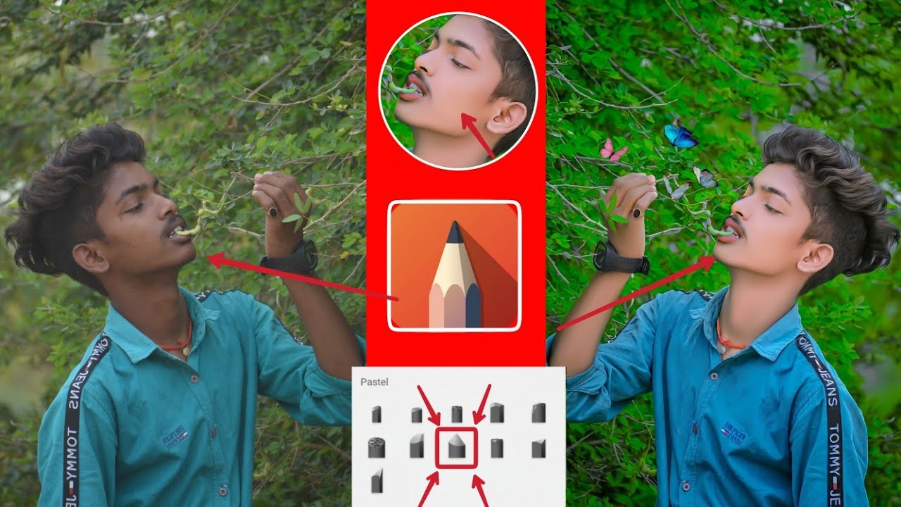 new trick face smooth autodesk Sketchbook || photo editing - YouTube