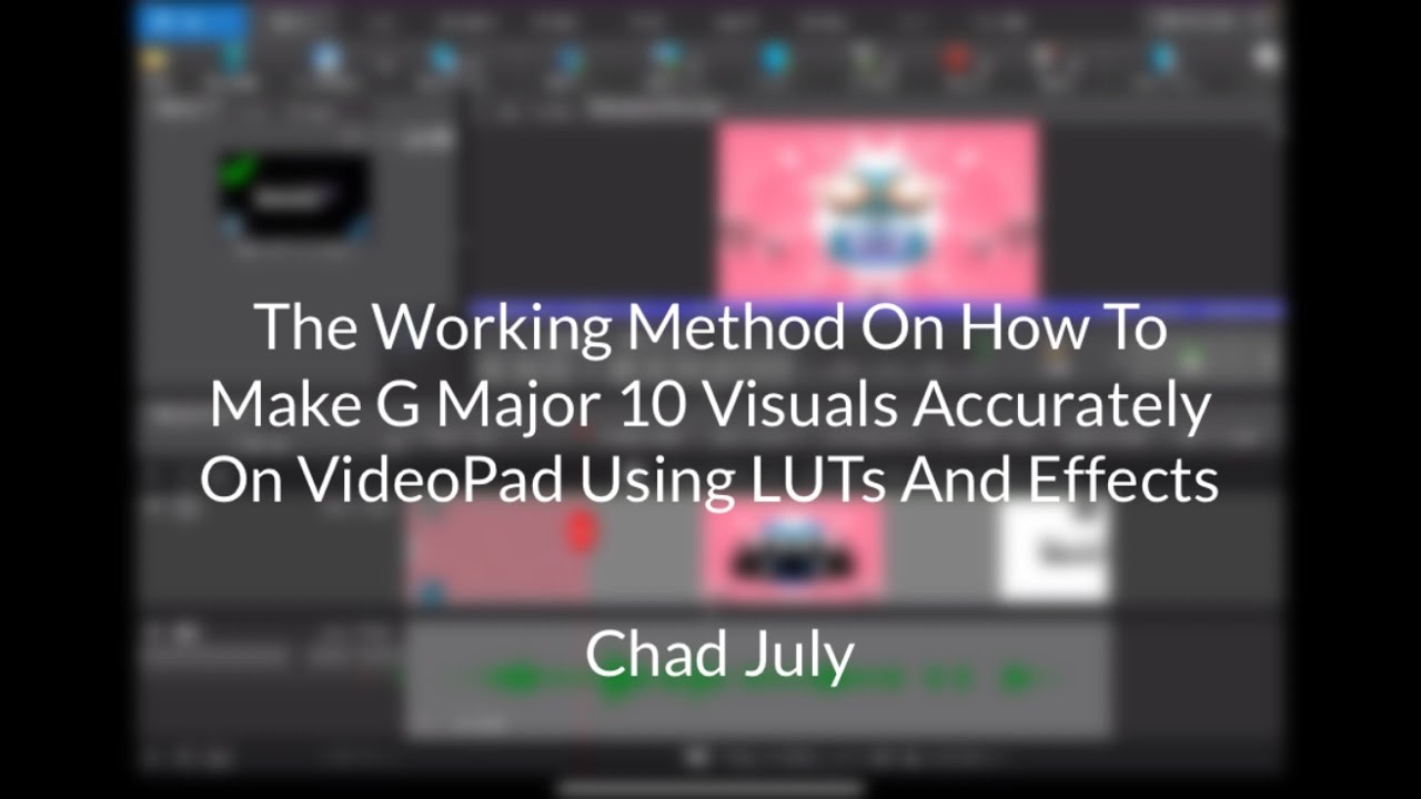 The Working Method On How To Make G Major 10 Visuals Accurately On ...