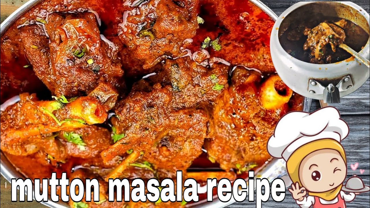 घर पर बनाए देसी स्टाइल मटन मसाला करी / how to make mutton masala recipe ...