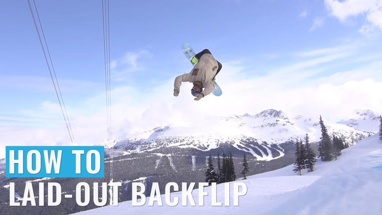 How To Laid-Out Backflip On A Snowboard - YouTube