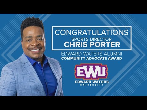 Chris Porter honored at Edward Waters University - YouTube