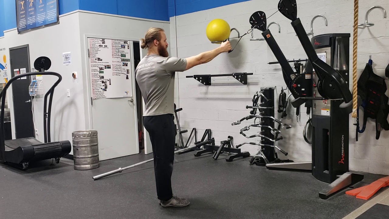 Reverse Lunge - Single Arm High Cable Row - YouTube