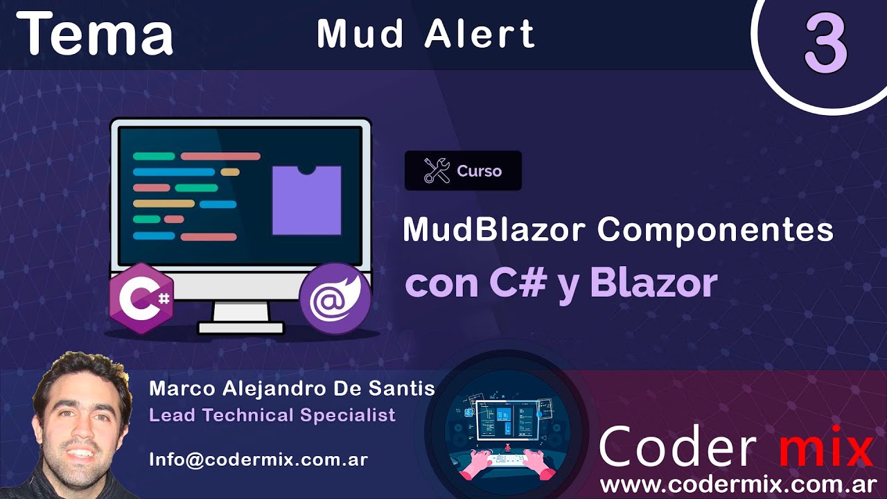 🌎 Blazor Server | Clase 3️⃣ | Blazor Control Mud Alert 🌎 - YouTube