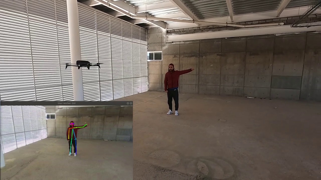 Implementation of a Natural User Interface to Command a Drone - YouTube