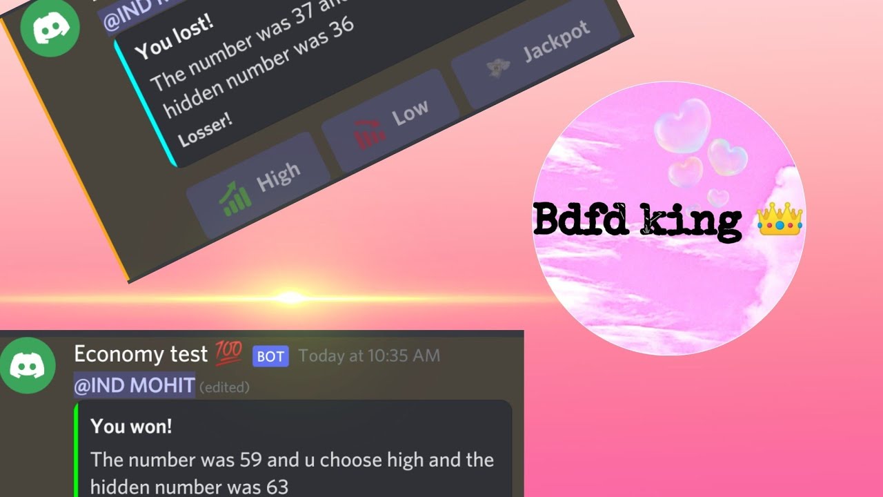 Bdfd high-low command with button latest command - YouTube