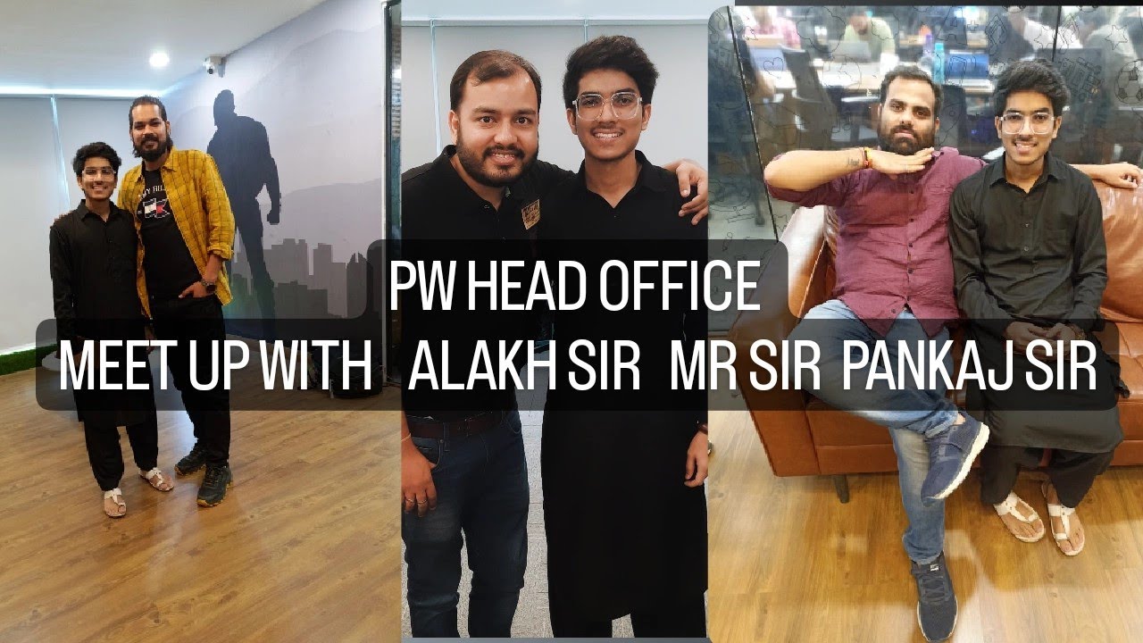 Tour of PW headoffice | Alakh Pandey Sir | MR Sir | Pankaj Sir - YouTube