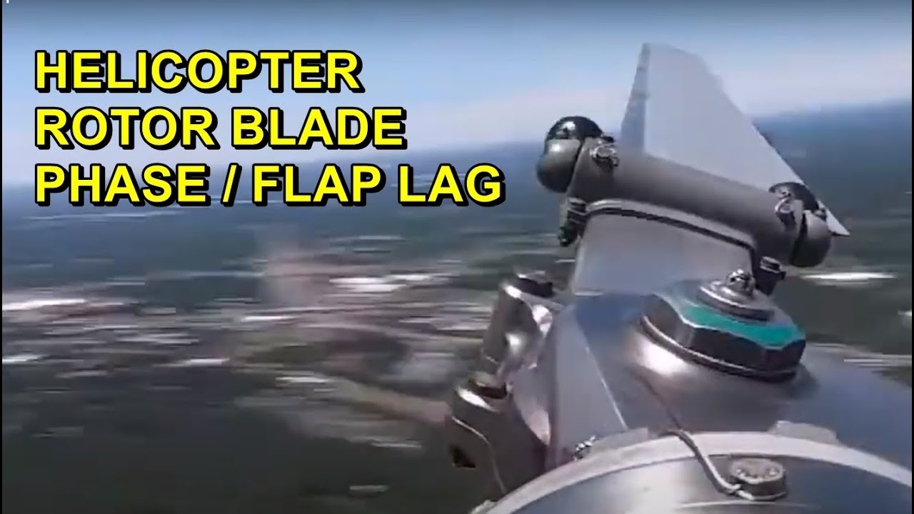 Helicopter Rotor Blade Phase Lag / Flap Lag In Real Time. - YouTube