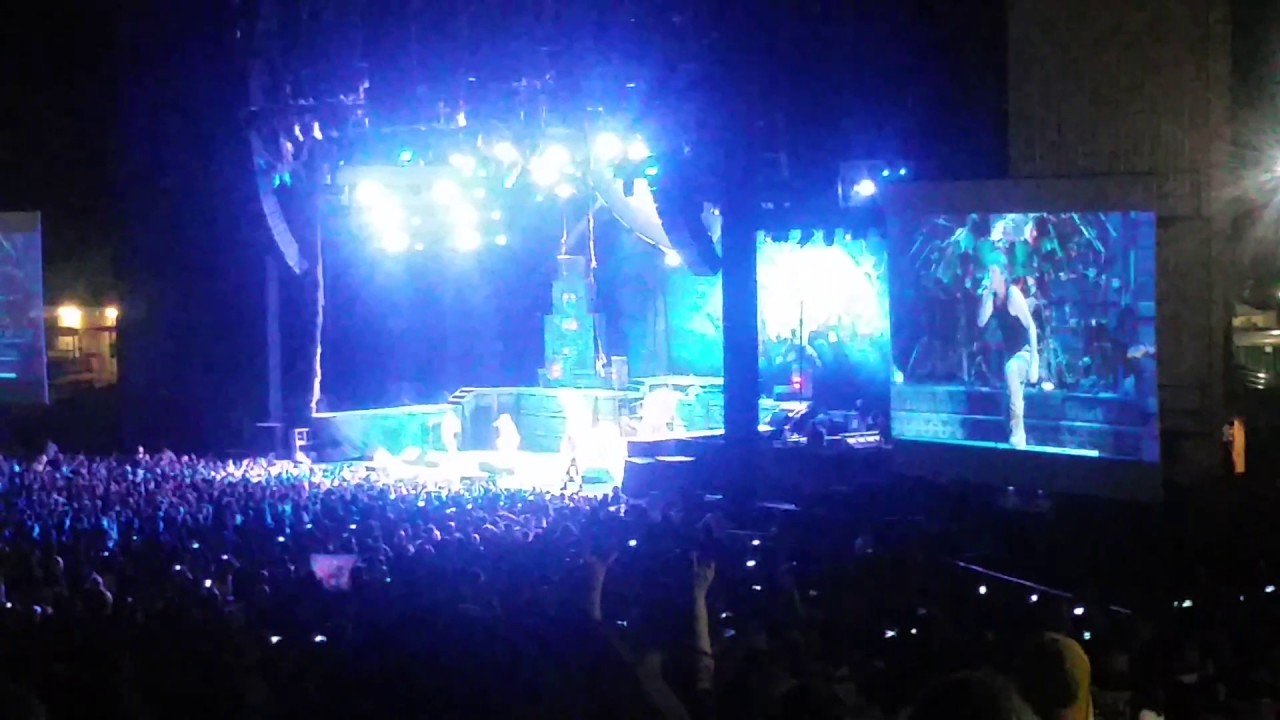 Iron Maiden *Wasted Years* Live in Albuquerque, NM @ Isleta ...