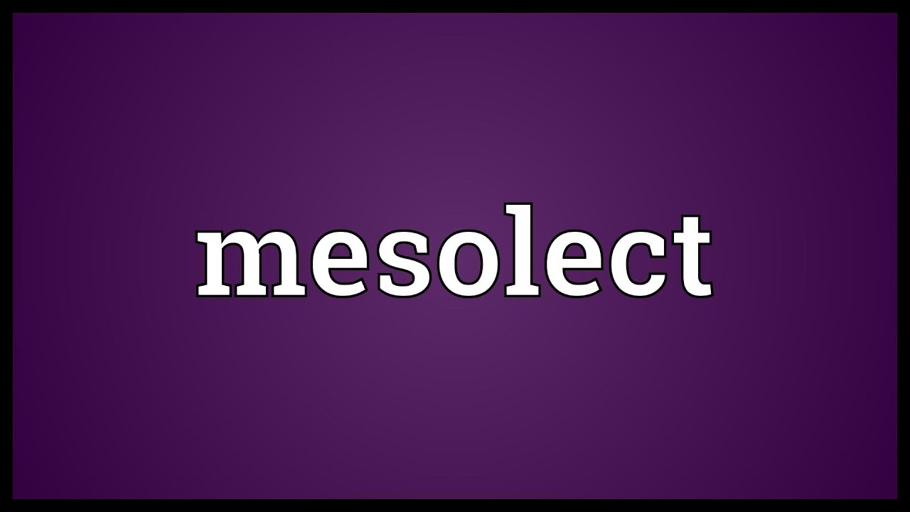 Mesolect Meaning - YouTube