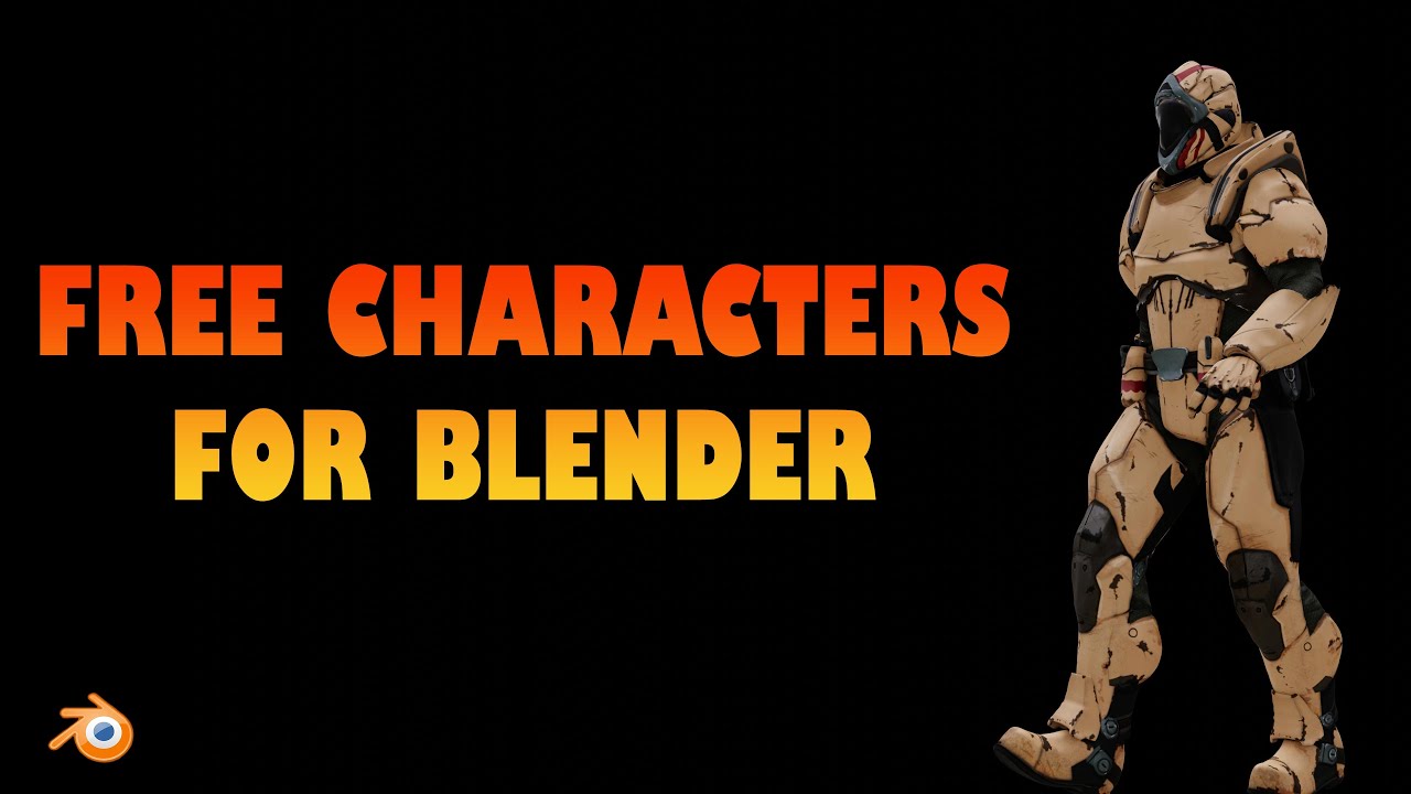 DOWNLOAD FREE CHARACTERS FROM MIXAMO FOR BLENDER - YouTube