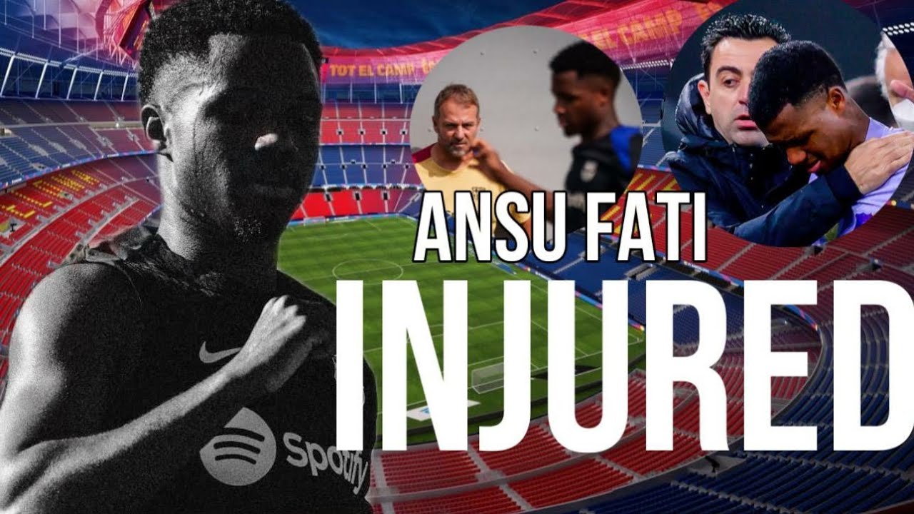 Ansu Fati is injured again 🤕 He will miss the US tour. 🔵🔴 - YouTube