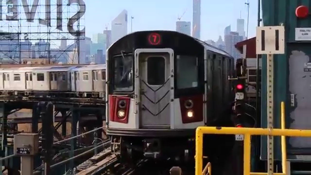 MTA New York City Subway Flushing-Main Street Bound R188 (7) Local ...