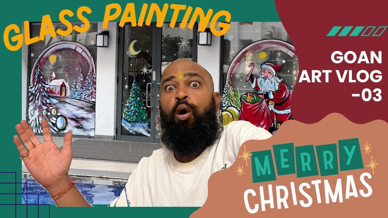 How to Create Beautiful & simple Christmas Glass Paintings”|“Transform ...