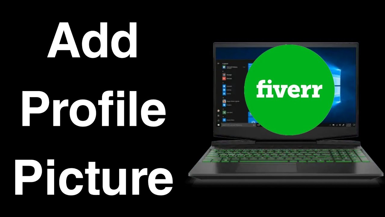 How to add profile picture in fiverr - YouTube