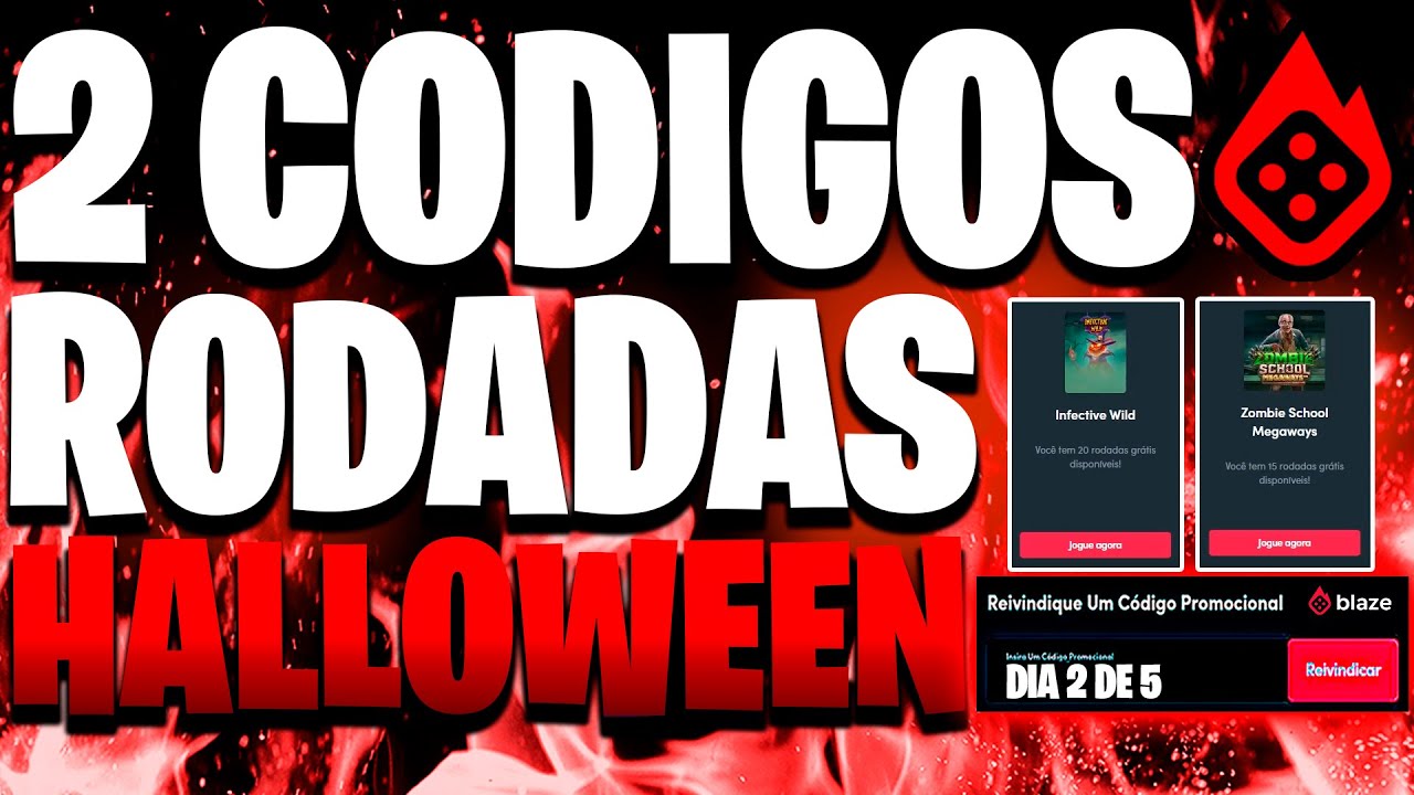 🎃RESGATE 2 CODIGO DE HALLOWEEN DA BLAZE DIA 2🎃CODIGO BRONZE DA BLAZE ...