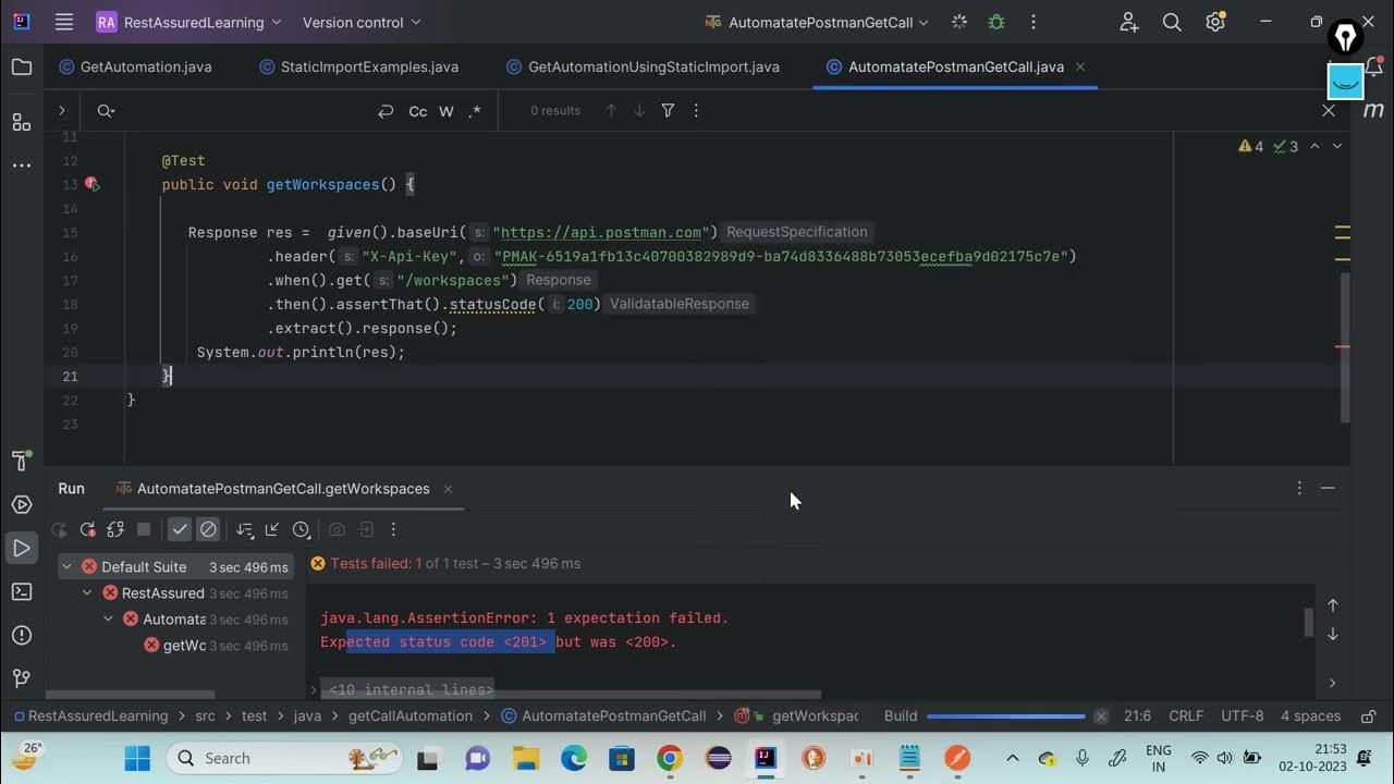 7-Extract And Assert Values From Response Body in RestAssured in Telugu - YouTube