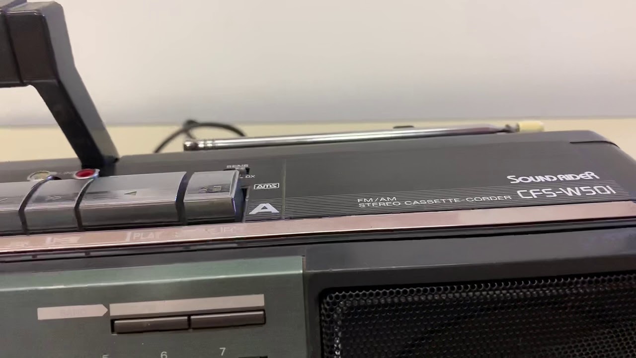 Sony Boombox CFS-W501 forbsale on eBay - YouTube