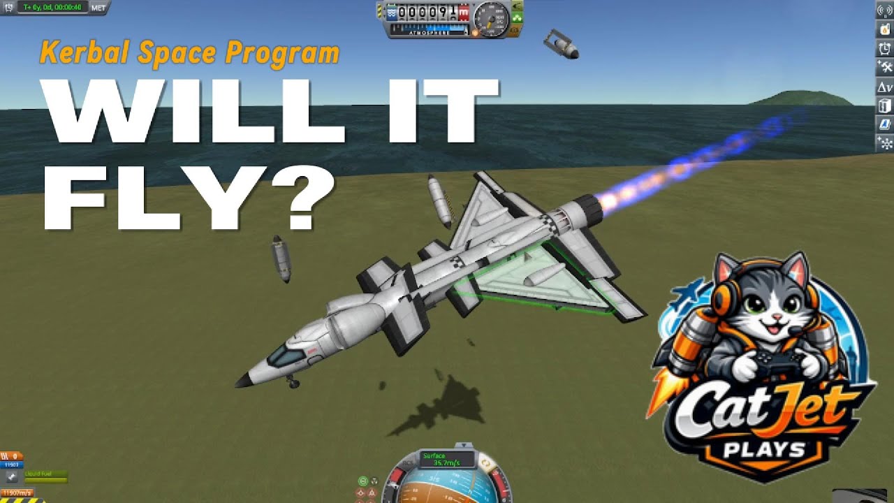 Building planes in Kerbal Space Program (KSP gameplay) - YouTube