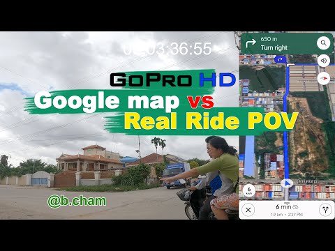 Ride with me, Google vs Real POV | Cambodia street tour - YouTube