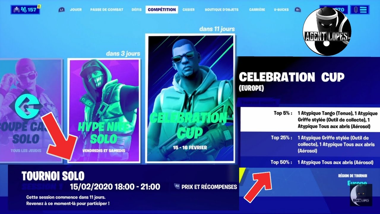 Coupe Célébration Fortnite, SKIN TANGO, HORAIRES, DATE, toutes les ...