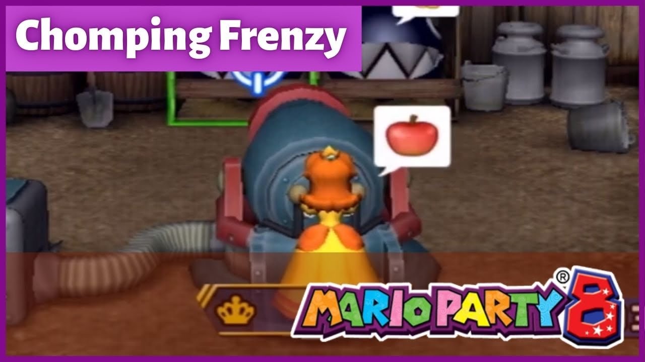 Mario Party 8 - Chomping Frenzy | Daisy Gameplay - YouTube