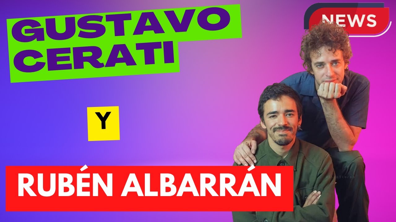 🚨Rubén Albarrán y Gustavo Cerati dentro de “Los 50 mejores cantantes de ...