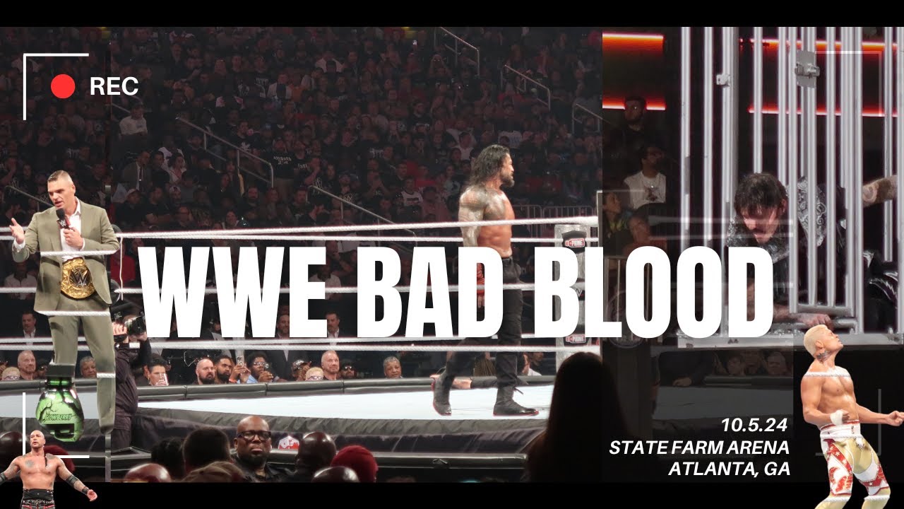 WWE Bad Blood - State Farm Arena, Atlanta, GA 10.5.24 - YouTube