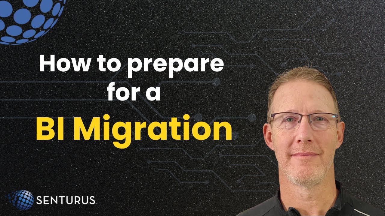 Preparing for a BI Migration - YouTube